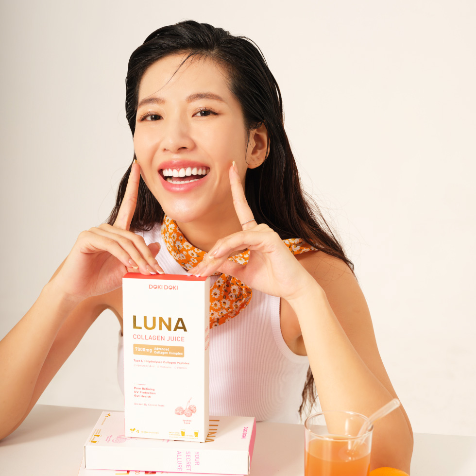 Shop Luna Collagen. Doki Doki Store. | Drinkable Nutrition. Look Better Feel Better. Doki Doki.